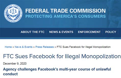 Facebook может продать Instagram и Whatsapp из за антимонопольных требований властей США Хабр