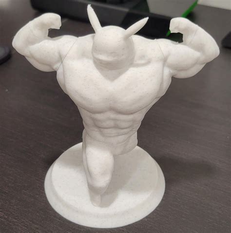 Buff Pikachu In Marble R 3dprinting