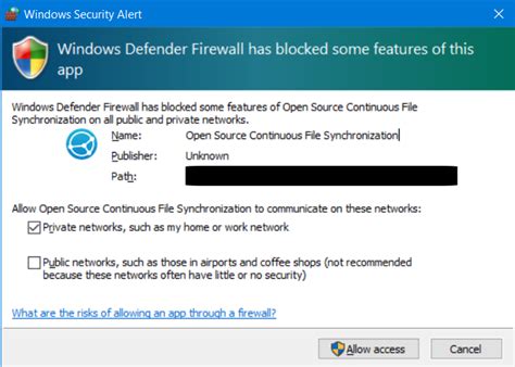 Change Name From Open Source Continuous File Synchronization To Syncthing In Windows