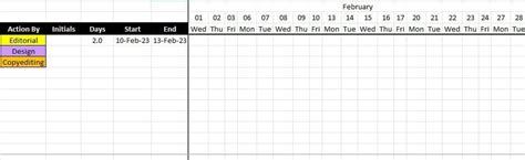 Creating A Colour Coded Calendar Planner Rexcel