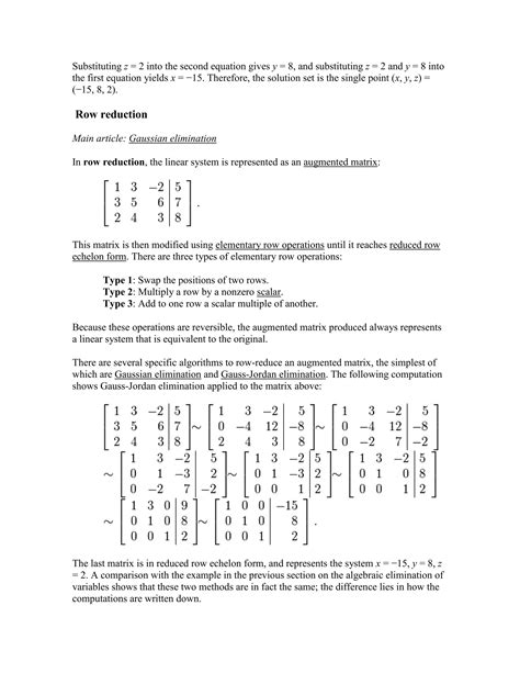 system of linear equations docx