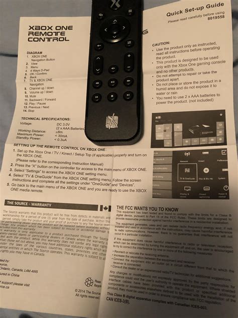 issues syncing third party media remote to xbox one the instructions