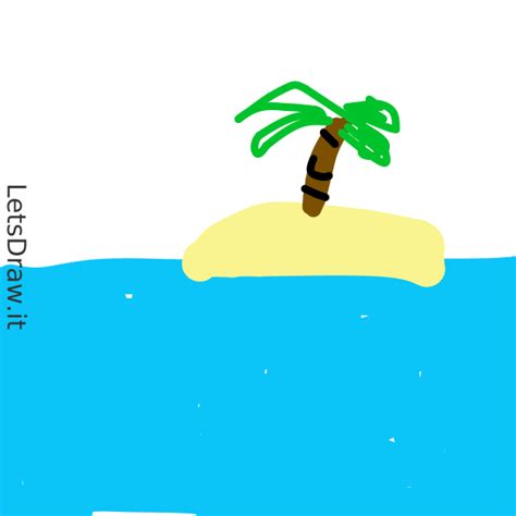 How To Draw Deserted Island 5nowcrcyi Png LetsDrawIt