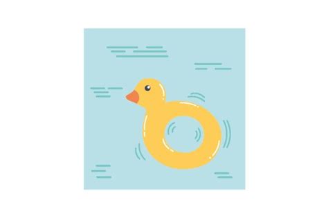 Duck Floatie SVG Cut File By Creative Fabrica Crafts Creative Fabrica