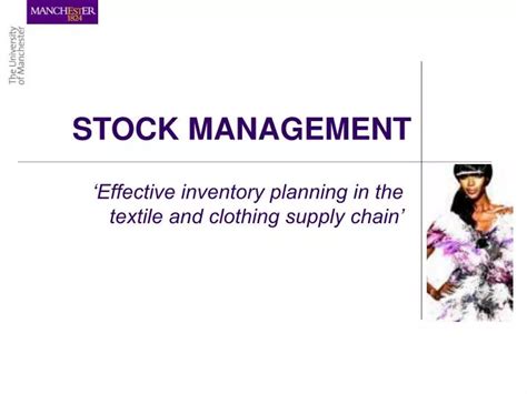 PPT STOCK MANAGEMENT PowerPoint Presentation Free Download ID
