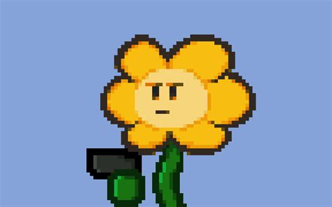 Flowey Caught You Erping Your In Trouble Now Pixel Art Maker