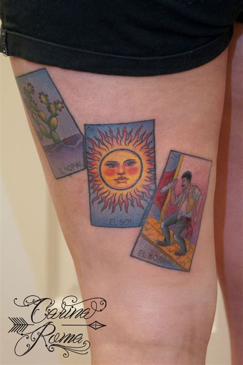 La Loteria Mexicana Illustrative Tattoo Tattoos Card Tattoo Cute Tats
