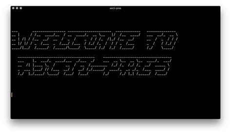 Github Thugpanda Cli Ascii Presentation Cli Ascii Presentation From Textfiles
