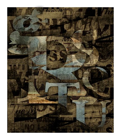 Abstract Typography On Behance