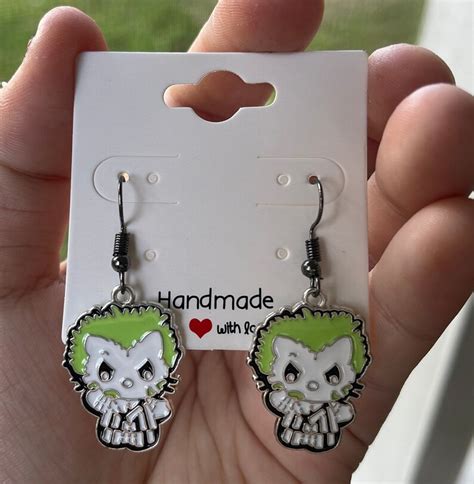 Beetlejuice Scary Movie Character Earrings Etsy