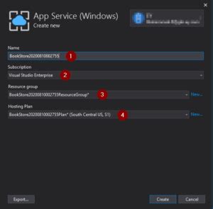 Publishing An ASP NET Core App To Azure App Service Using VS