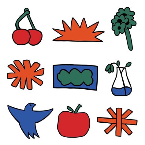 Hand Drawn Colorful Abstract Shape Illustration 67279390 Vector Art At Vecteezy