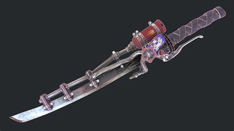 Fantasy Sword 20 3d Model