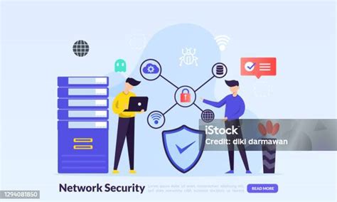 네트워크 보안 개념 데이터베이스 보안 및 개인 데이터 보호 트래픽 암호화 Vpn 개인 정보 보호 바이러스 백신 기술 평면 아이콘