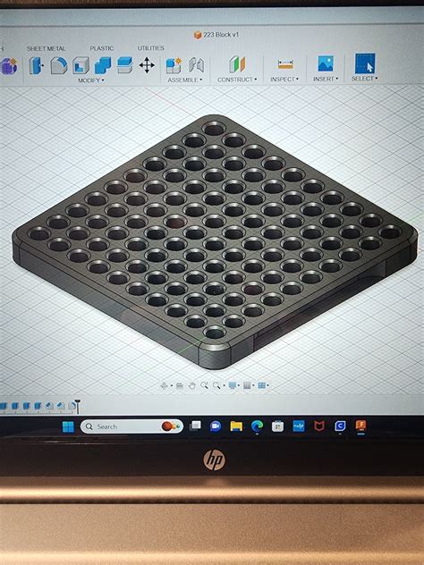 100 Round Reloading Block For 223 Remington 378 Base Cases Etsy