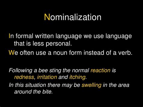 Nominalization