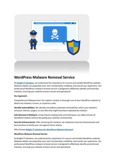 Ppt Wordpress Malware Removal Service