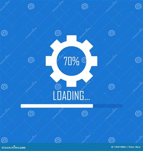 System Software Update And Upgrade Concept Loading Process Screen