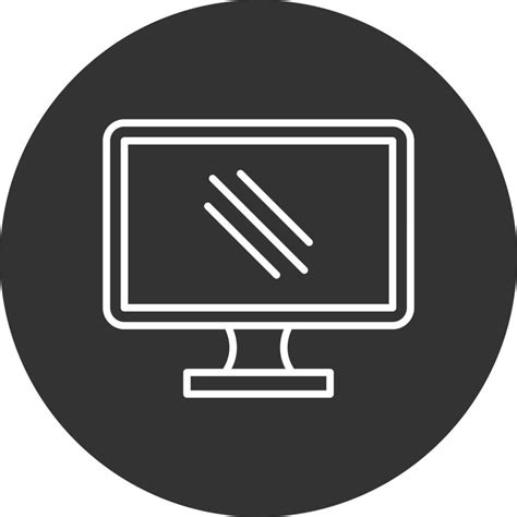 Lcd Line Inverted Icon 9891127 Vector Art At Vecteezy