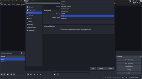 Webrtc Whip Ingest Through Obs Mistserver Documentation