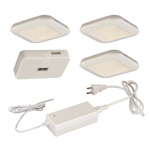 Instalux Led Motion Under Cabinet Puck Light 3 Pack Kit White F4nw Luminati