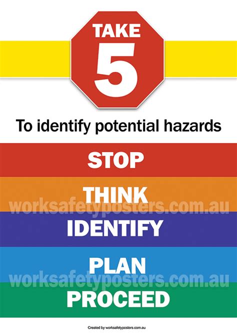 Take 5 For Safety Handouts