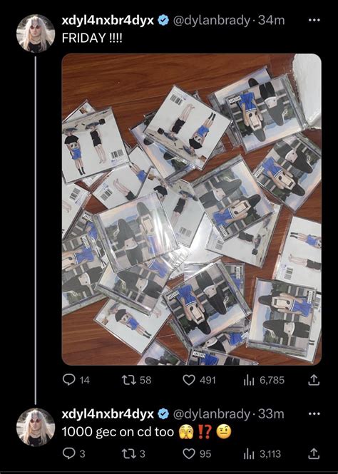 Dylan Confirms Restock Of 1000 Gecs On Cd R 100gecs