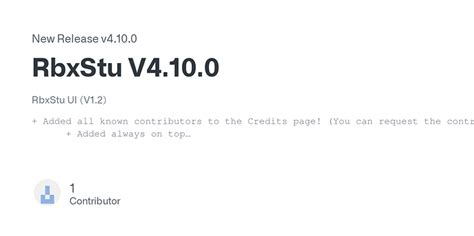 RbxStu V Roblox Studio Luau API Modification Community Resources Developer Forum Roblox