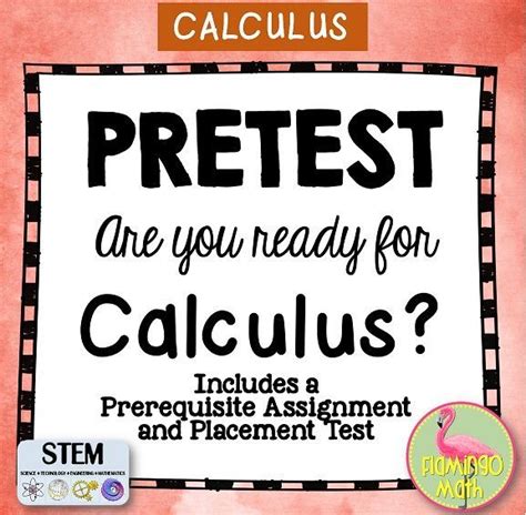 Are You Ready For Calculus Prerequisites And Pre Test Calculus Ap Calculus Learning Math