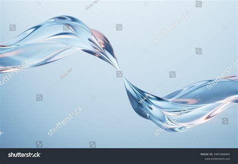 Flowing Curve Lines Background D Rendering Stock Illustration Shutterstock