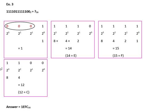 Binary Conversions