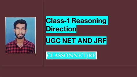 reasoning by sandeep sir class 1 reasoning direction classonnetjrf