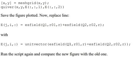 Solved In Matlab M File Editor Enter Function E Esfield
