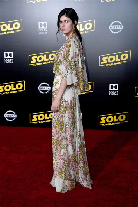 Alexandra Daddario In Giambattista Valli Solo A Star Wars Story La