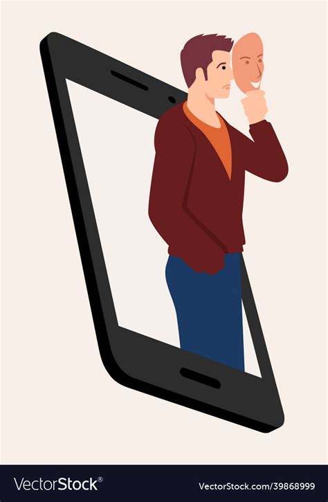 Social Media Deception Royalty Free Vector Image