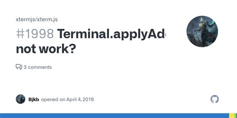Terminalapplyaddonzmodem Not Work · Issue 1998 · Xtermjsxtermjs