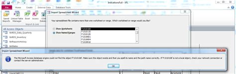 Vba Ms Access Unable To Locate My Excel Range When Importing Stack