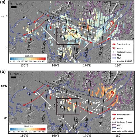 The First Layer A And The Second Layer B Of Subsurface Reflectors Download Scientific