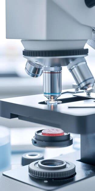 Colorful Microscopic Specimen Premium Ai Generated Image