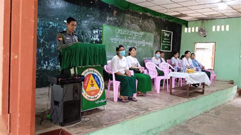 လှည်းကူးမြို့နယ်၊ မင်းကုန်းအခြေခံပညာအထက်တန်းကျောင်း၌ လူကုန်ကူးမှုတိုက်ဖျက်ရေး အသိပညာပေးဟောပြောပ