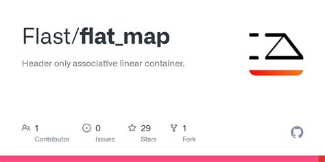 GitHub Flast Flat Map Header Only Associative Linear Container