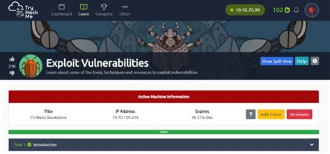 Exploit Vulnerabilities — Tryhackme Walk Through By Olufela Osideko