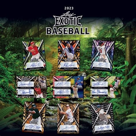 2023 Leaf Exotic Baseball Checklist Set Info Box Reviews Date