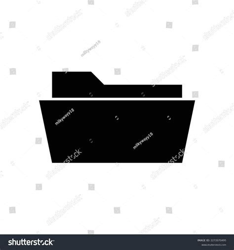 Folder Icon File Vector Office Illustration Stock Vector Royalty Free 2272070495 Shutterstock