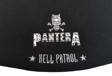 Pantera Hell Patrol Embroidered Official Knitted Beanie Hat