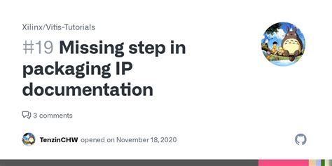 missing step in packaging ip documentation · issue 19 · xilinx vitis
