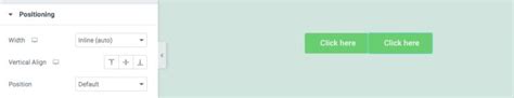 How To Add Two Buttons In Elementor Side By Side In The Same Column