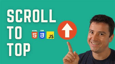 How To Add A Scroll To Top Button To Your Website Using HTML And CSS