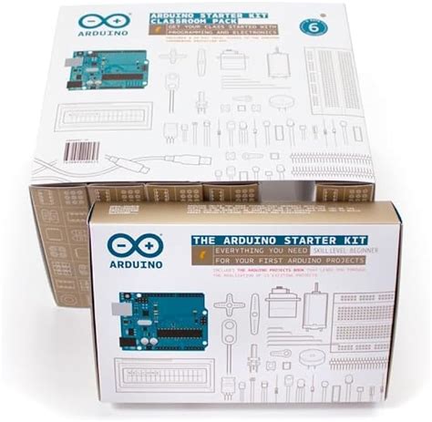 Amazon.com: Arduino Starter Kit Classroom Pack [K000007-6P] (English Projects Book) Official ...