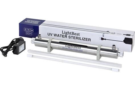 Уф стерилизатор для обеззараживания воды LightBest sde-014, uv-1gpm ...